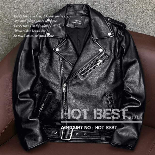 上質　メンズ　レザー　ジャケット　牛革　カウハイド　スタンダードスタイル　ダブルライダース　レザージャケット 　ロンジャン　イタリアンレザー