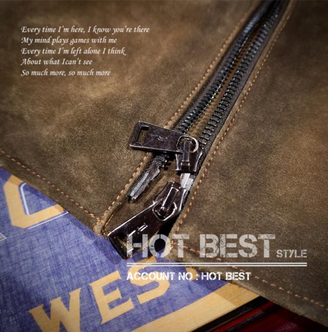 1.1mm カウスエード 復刻50年代 パテッド シングルライダース フライトジャケット ボマー ボンバー カウハイド レザー 牛革