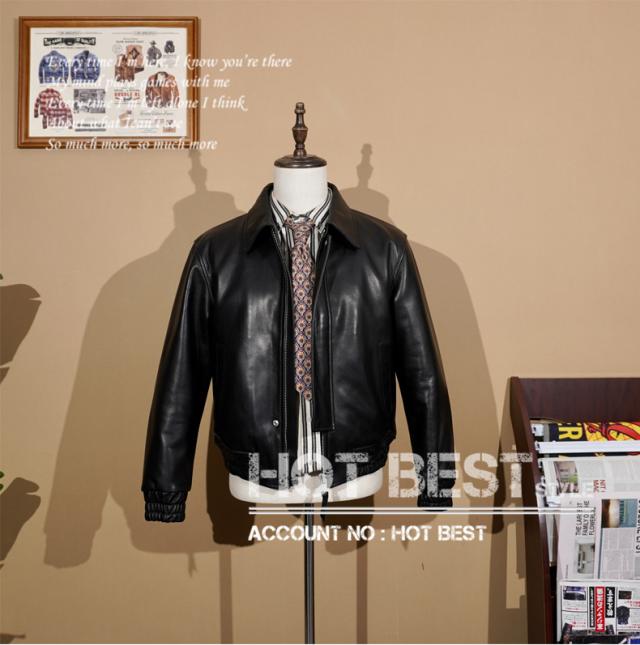 1.2mmカウハイド ミニマムスタイル メンズ 革ジャン シングルライダース 柔らかい アメリカ産牛革