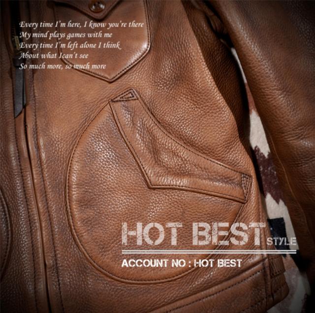 最高峰 1.9mm カウハイド 復刻40年代 アビエイタースタイル レザージャケット ウォッシュ加工 ヴィンテージ 牛革