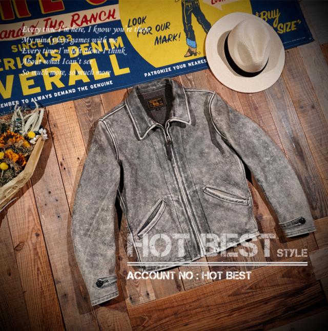 1.3mm カウハイド タイト ミニマムスタイル メンズ 革ジャン シングルライダース レザージャケット ヴィンテージ加工 牛革