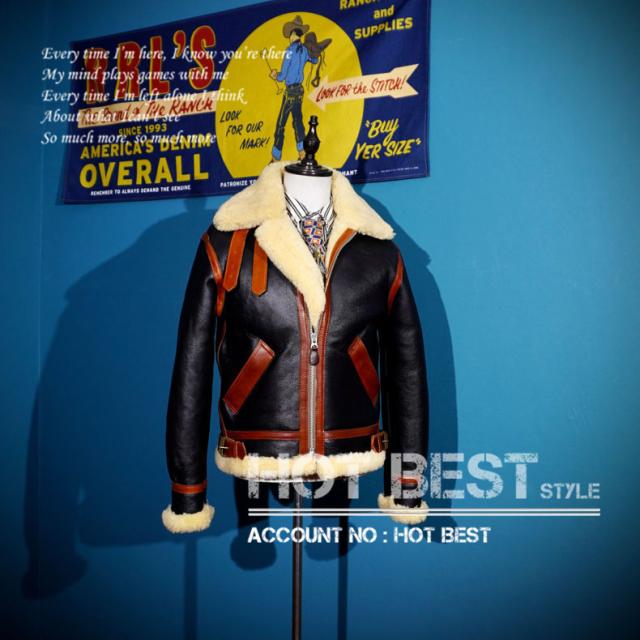 シープスキン 復刻30 s USAF TYPE B-3 ムートン フライトジャケット メンズ 革ジャン ボマー ボンバー イタリアンレザー ラム 羊革