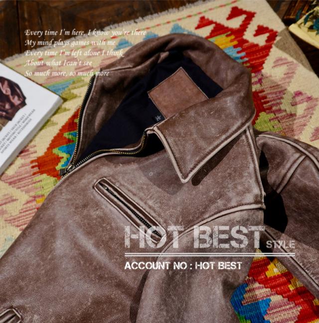 1.3mm カウハイド 1930s トラッカースタイル シングルライダース ウォッシュ加工    ヴィンテージ メンズ 革ジャン レザージャケット 植物鞣し 牛革