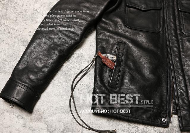 1.2mm カウハイド 襟付き スポーツジャケット メンズ 革ジャン ボマーボンバー ライダース イタリアンレザー 牛革