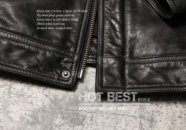 1.2mm カウハイド 襟付き スポーツジャケット メンズ 革ジャン ボマーボンバー ライダース イタリアンレザー 牛革