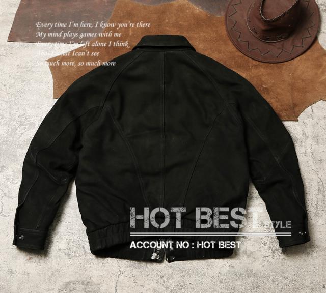 1.0mm ゴートスキン 復刻30年代スタイル レトロ シングルライダース ゆったりめ メンズ 革ジャン レザージャケット 山羊革