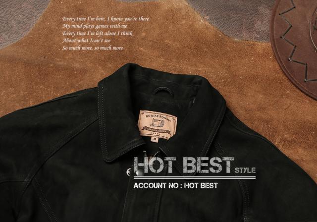 1.0mm ゴートスキン 復刻30年代スタイル レトロ シングルライダース ゆったりめ メンズ 革ジャン レザージャケット 山羊革