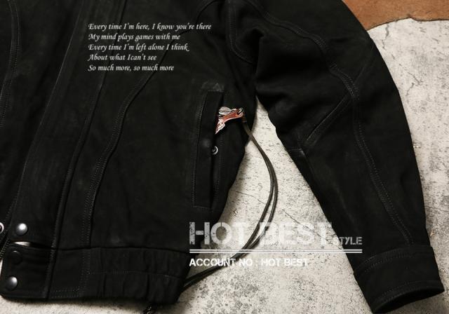 1.0mm ゴートスキン 復刻30年代スタイル レトロ シングルライダース ゆったりめ メンズ 革ジャン レザージャケット 山羊革