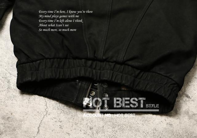 1.0mm ゴートスキン 復刻30年代スタイル レトロ シングルライダース ゆったりめ メンズ 革ジャン レザージャケット 山羊革