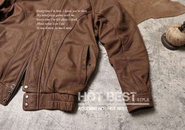 1.2mm カウハイド 復刻30年代スタイル レトロ シングルライダース ゆったりめ メンズ 革ジャン レザージャケット 牛革