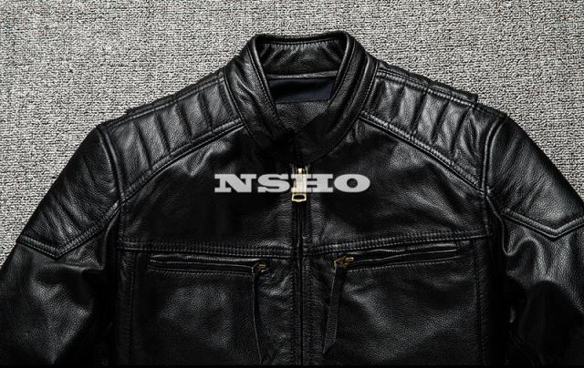 上質 革ジャン カウハイド メンズ 50´s パテッド シングル ライダース