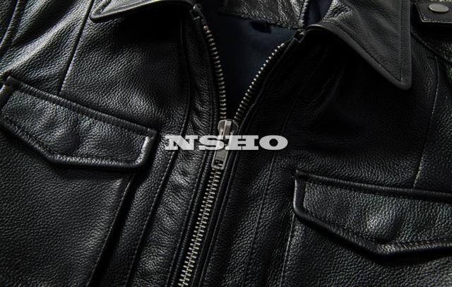 1.2mmカウハイド 復刻50'スタイル M65 メンズ 革ジャン 中綿 サファリ