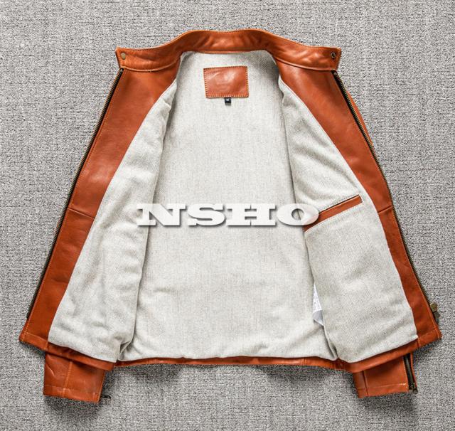 メンズ レザー ジャケット ホースハイド 50´s パテッド シングル