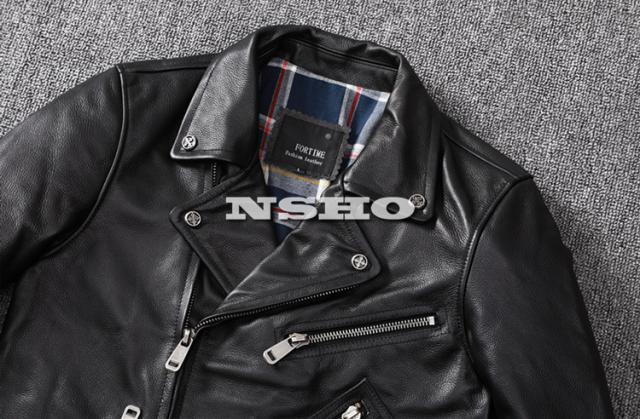 上質革ジャン メンズ カウハイド 牛革 復刻 50年代 J-24タイプ ダブル