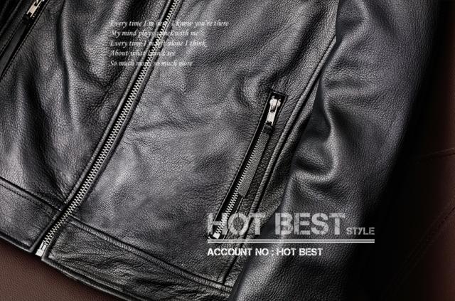 上質 メンズ レザー ジャケット カウハイド 牛革 スタンダードスタイル