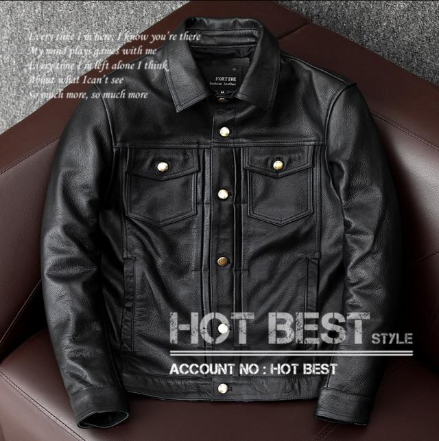 上質　メンズ　レザー　ジャケット　カウハイド　牛革　50年代　サードタイプ　Gジャン ライダース レザージャケット  557 3rd Type