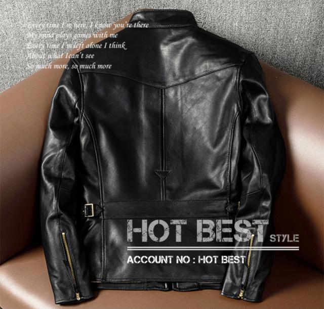 上質　メンズ　レザー　ジャケット　シープスキン　羊革　アウトロースタイル パテッド   シングルライダース 上質 メンズ レザー ジャケット シープスキン 羊革 アウトロースタイル