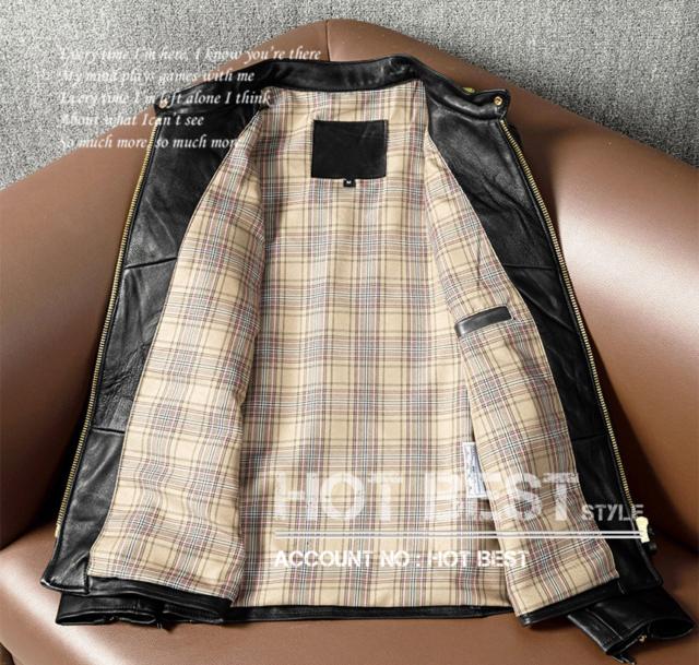 上質 メンズ レザー ジャケット シープスキン 羊革 アウトロースタイル