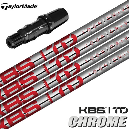 テーラーメイド スリーブ付きシャフト KBS TD CHROME 2023 LIMITED EDITION USA直輸入品 (BRNR MINI／STEALTH／SIM／GLOIRE／M6〜M1／RBZ)