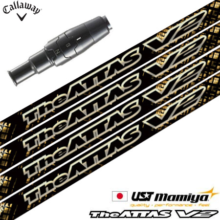 キャロウェイ スリーブ付きシャフト 2024 マミヤ The ATTAS V2 ゴールドバージョン 日本正規品 ゴルフ シャフト (PARADYM／ROGUE ST／EPIC／MAVRIK／BIG BERTHA)