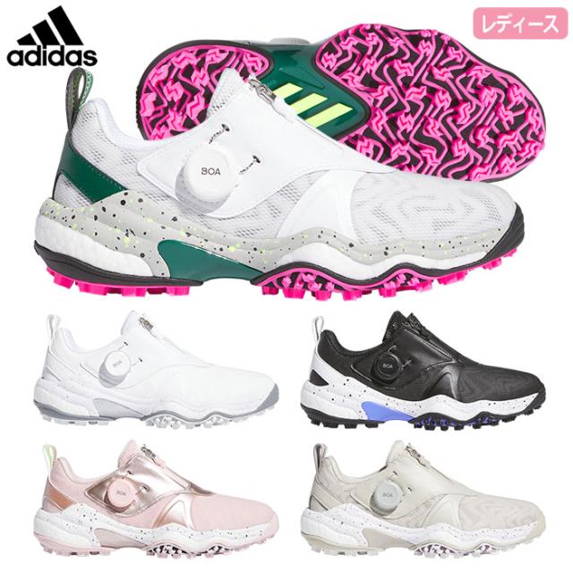 アディダス ウィメンズ コードカオス 25 ボア NKZ95 スパイクレス ゴルフシューズ レディース 2024年モデル adidas 日本正規品