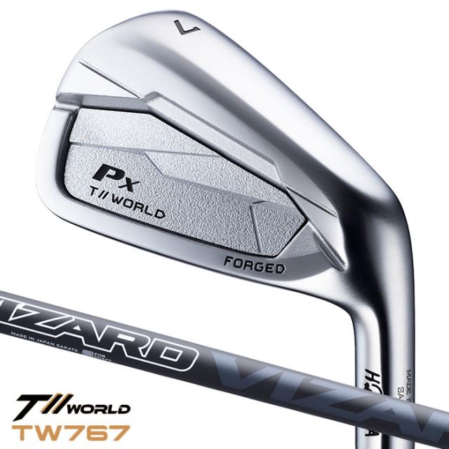 本間ゴルフ T//WORLD TW Px アイアン 5本セット(#6-9,PW) メンズ 右用 VIZARD EZ-C カーボンシャフト HONMA 2024年モデル 日本正規品 ゴルフクラブ【TW767】2024年11月29日発売