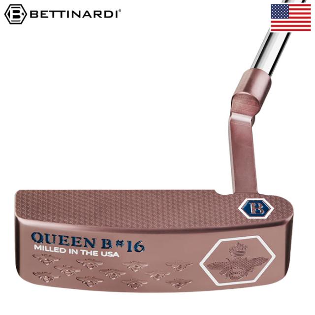 ベティナルディ Queen B 16 Putter パター メンズ 右用 33インチ 34インチ Standard グリップ USA直輸入品 BETTINARDI GOLF 2025年モデル ゴルフクラブ