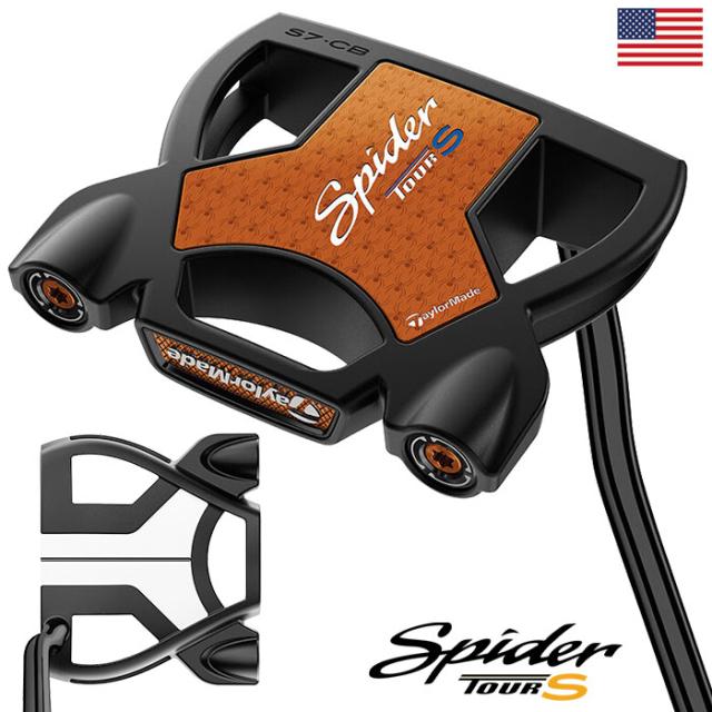 テーラーメイド Spider Tour S Counter Balance カウンターバランス パター メンズ 右用 38インチ スパイダー ツアー TaylorMade 2025年モデル USA直輸入品 並行輸入品 ゴルフクラブ