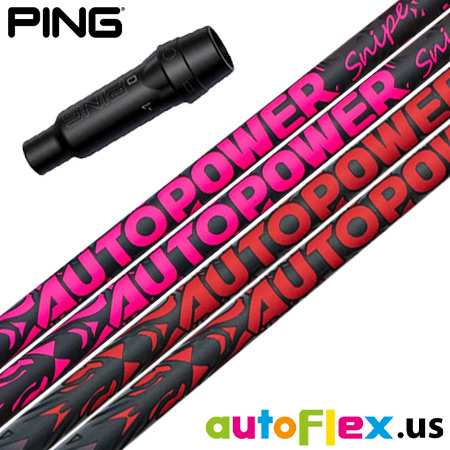 ピン PING スリーブ付きシャフト 2025 autoFlex AUTOPOWER Snipe オートフレックス オートパワースナイプ（G440／G430／G425／G410）