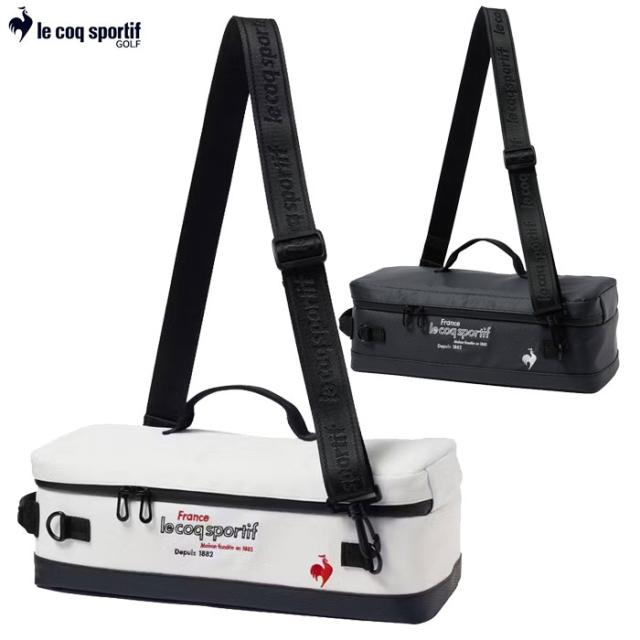 ルコックスポルティフ 保冷機能付きカートポーチ ショルダー付属 2リットル収納可能 LG5FTT43M ゴルフ le coq sportif golf 2025年モデル 日本正規品