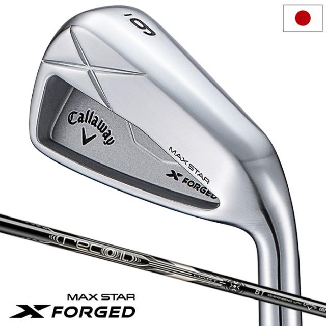 キャロウェイ X FORGED MAX STAR アイアン 5本セット(6-9,PW) メンズ 右用 RECOIL DART 6T for Callaway カーボンシャフト 日本正規品 2025年モデル Callaway ゴルフクラブ
