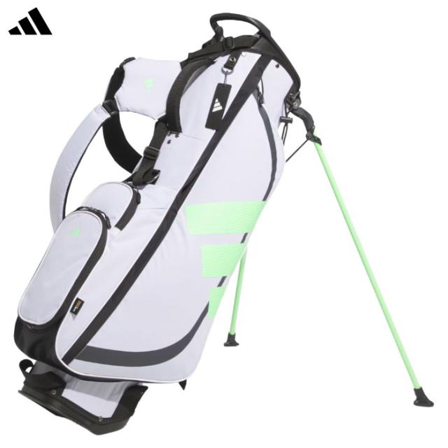 アディダス アディゼロ 軽量 コンパクト スタンドバッグ KVH36 キャディバッグ 7.5型 47インチ対応 ゴルフ 2025年モデル adidas 日本正規品