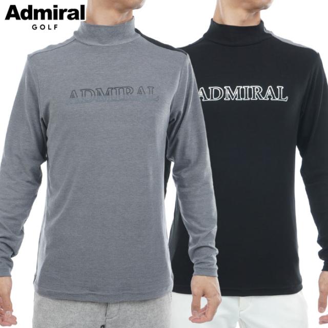 アドミラル Admiral Golf メンズ スエード起毛　ハイネックシャツ ADMA575 ゴルフウェア 2025秋冬モデル 日本正規品