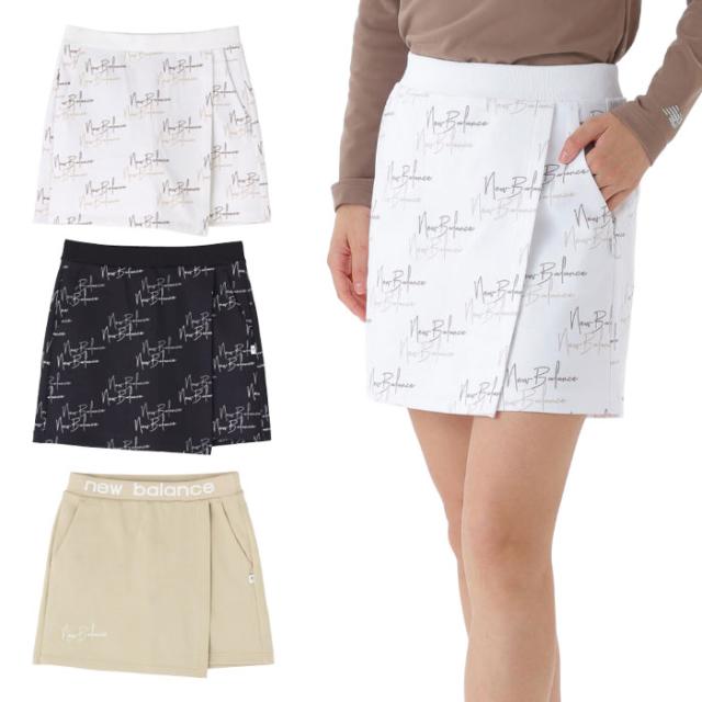 ニューバランス スウェット ラップキュロット 012-5239502 レディース ゴルフウェア new balance 2025秋冬モデル 日本正規品