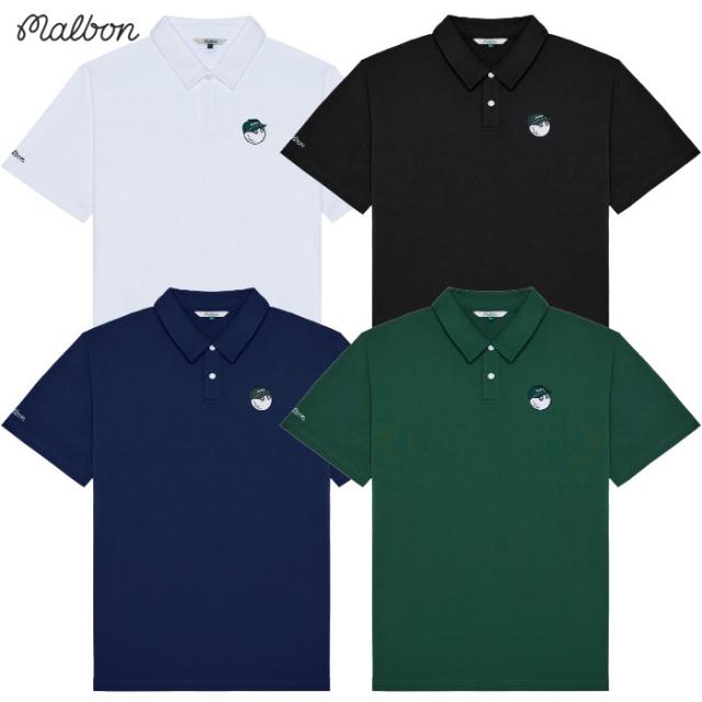 マルボンゴルフ ウェア ポロシャツ 半袖 M-9403 FAIRWAY BALDWIN POLO メンズ ゴルフウェア malbon golf 2025秋冬モデル USモデル 並行輸入品