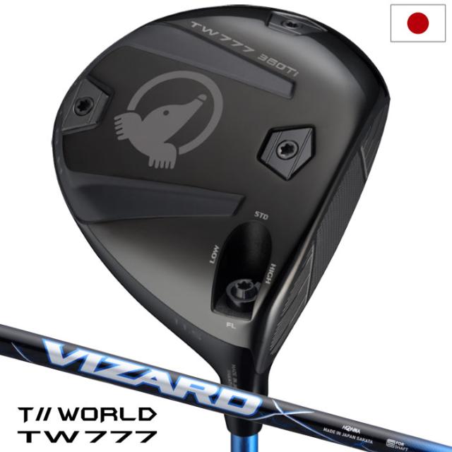 【11/28発売予定|先行予約】本間ゴルフ T//WORLD TW777 360 Ti D ツアーワールド ドライバー メンズ 右用 VIZARD BLUE カーボンシャフト HONMA ゴルフクラブ 日本正規品