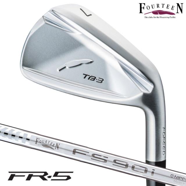 フォーティーン TB-3 FORGED アイアン 4本セット (7-P) メンズ 右用 FS-90i スチールシャフト 軟鉄鍛造 2025年モデル 日本正規品 FOURTEEN ゴルフクラブ