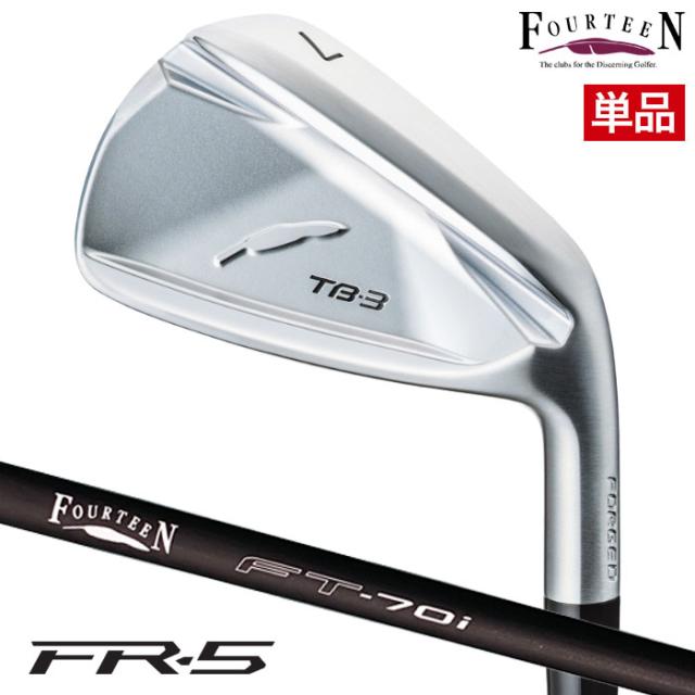 フォーティーン TB-3 FORGED アイアン 単品 (#6) メンズ 右用 FT-70i カーボンシャフト 軟鉄鍛造 2025年モデル 日本正規品 FOURTEEN ゴルフクラブ