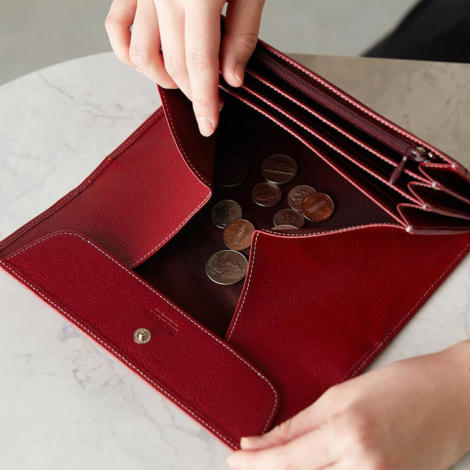 濱野　長財布　ギャルソンタイプ　グレース ロングウォレット　HAMANO 皇室御用達　ハマノ　財布　濱野皮革工藝　レディース　本革　送料無料　日本製