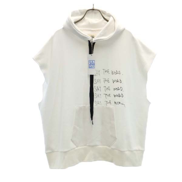 未使用 バースト222 20ss スウェットパーカー ベスト 2 ホワイト vast222 メンズ