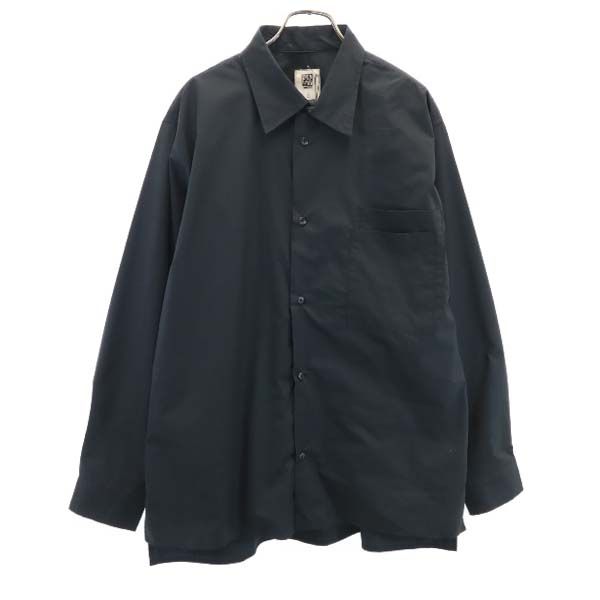 未使用 バースト222 20ss プリント 長袖 シャツ 2 ブラック vast222 ラバーソウル メンズ