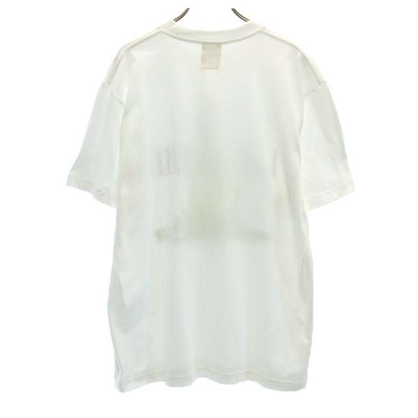 未使用 バースト222 20ss FIRE プリント 半袖 Tシャツ 2 ホワイト