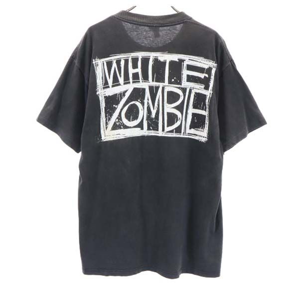 ホワイトゾンビ 90s USA製 FREAKAZOID HEAVEN DOUBLE 両面プリント 半袖 Tシャツ L 黒 white zombie 1995年 ヴィンテージ メンズ ホワイトゾンビ 90s USA製 FREAKAZOID HEAVEN DOUBLE 両面プリント