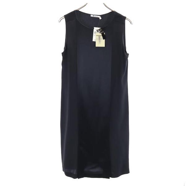 未使用 アレキサンダーワン ノースリーブ ワンピース S ブラック系 Alexander Wang レディース