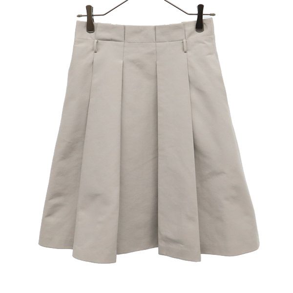 フォクシークラシック ミディ丈 スカート 38 ホワイト FOXEY Classic レディース
