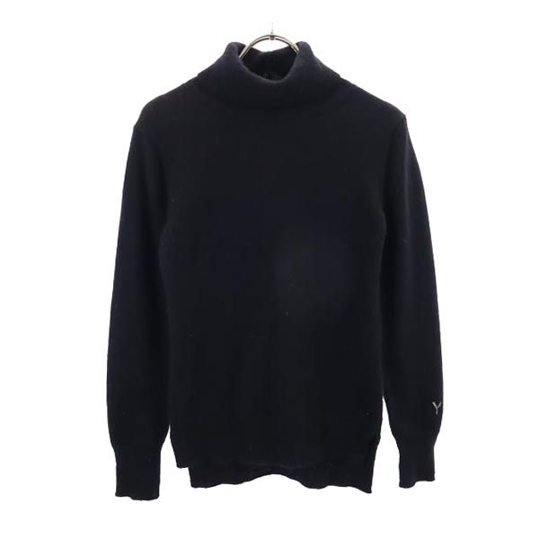 ヨウジヤマモト ウール 長袖 ニット 2 黒 Yohji Yamamoto レディース