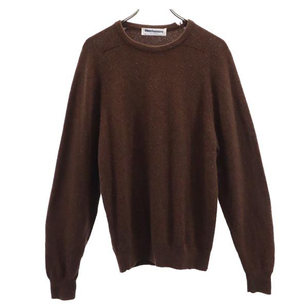 バーバリーズ 90s オールド 刺繍 長袖 ニット S ブラウン系 Burberrys メンズ