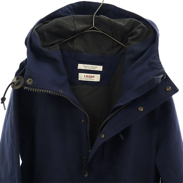 ジャーナルスタンダード LASKA FABRIC マウンテンパーカー S ネイビー