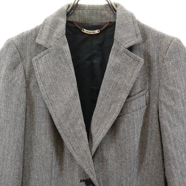 シーバイクロエ ウールブレンド 長袖 テーラードジャケット USA4