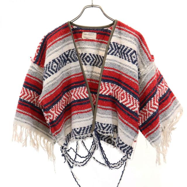 ナナナナサーカ 日本製 7分袖 ニットジャケット 77circa レディース